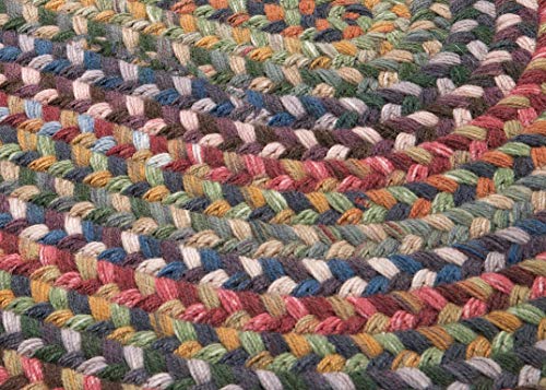 Colonial Mills Rustica Braided Rug, 8 by 11-Feet, Classic/Multicolor