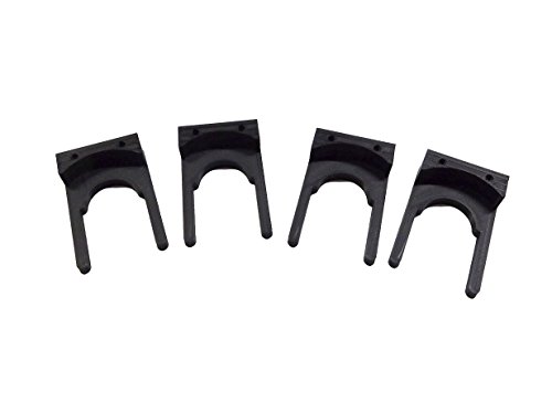 Wine Glass Holders Mounts Under Cabinet or Shelf Set of 4