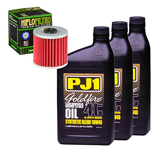 RAD Powersports Oil Change Kit For Kawasaki 1999 KEF 300 Lakota Utility SRA Synthetic 10W-40