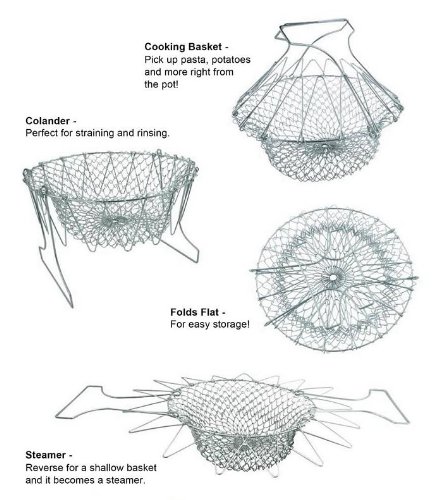 NEW CHEF BASKET 12 IN 1 PERFECT COOKING WIRE BASKET AS SEEN ON TV
