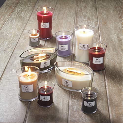 WoodWick Large Hourglass Candle, White Tea & Jasmine, 21.5 oz