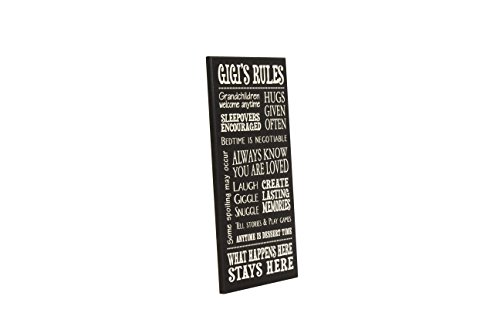My Word! Gigi's Rules Decorative Sign