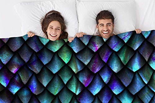 Mugod Reptile Skin Throw Blanket 3D Seamless Texture of Dragon Scales Decorative Soft Warm Cozy Flannel Plush Throws Blankets for Baby Toddler Dog Cat 30 X 40 Inch