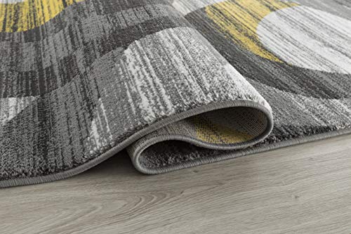 Rugs and Decor Metro/1003/2X3 area rugs, 2'x3' Actual Size is: 1'.11" x 2'.11" Door Mat, Yellow