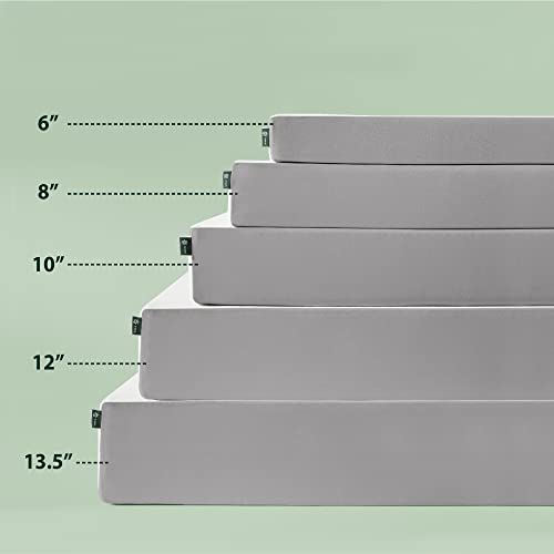 ZINUS 6 Inch Cooling Essential Foam Affordable, Mattress in A Box, CertiPUR-US Certified, Twin, White