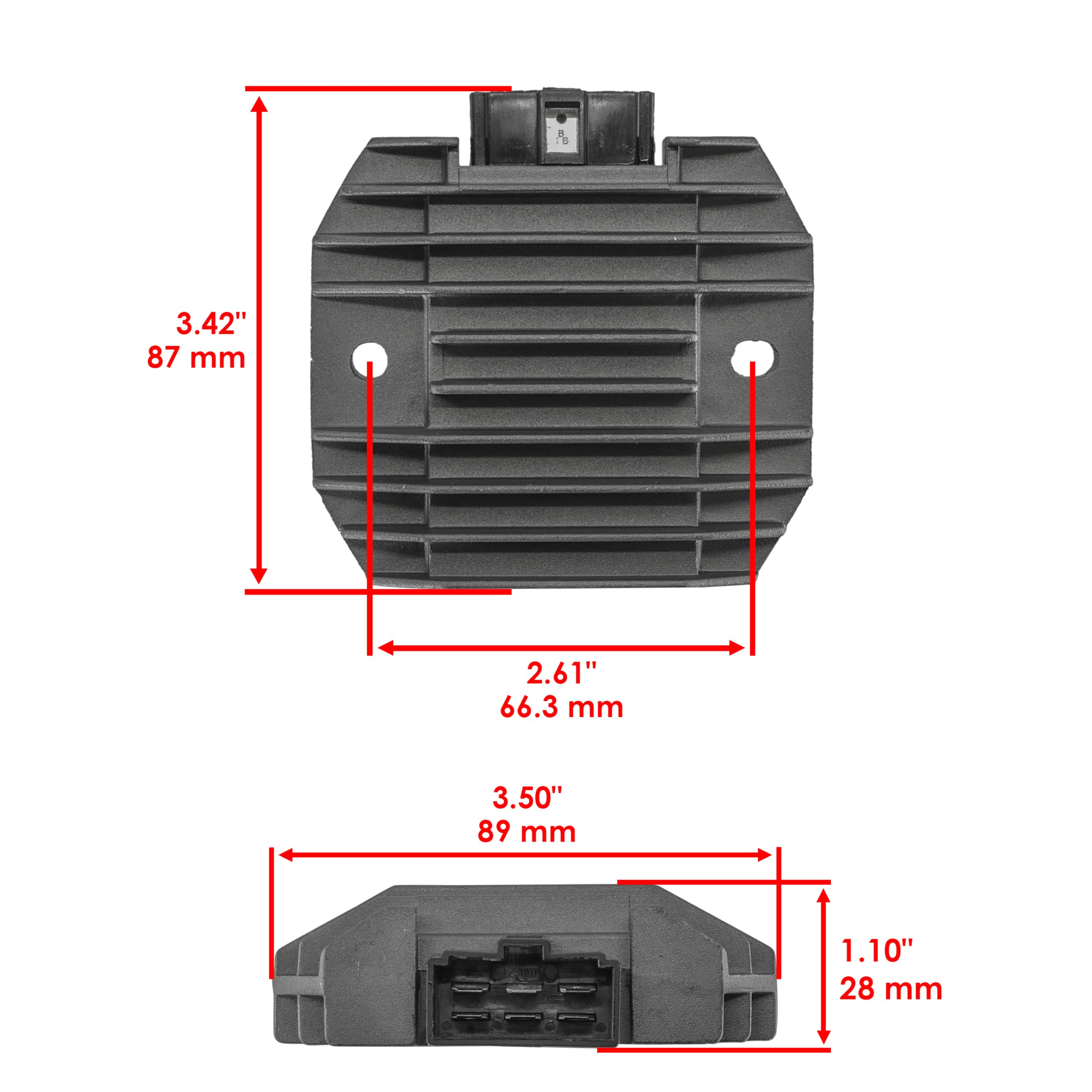 Caltric Stator & Gasket & Regulator Compatible with Kawasaki Lakota 300 Kef300 Kef-300 1995-2000