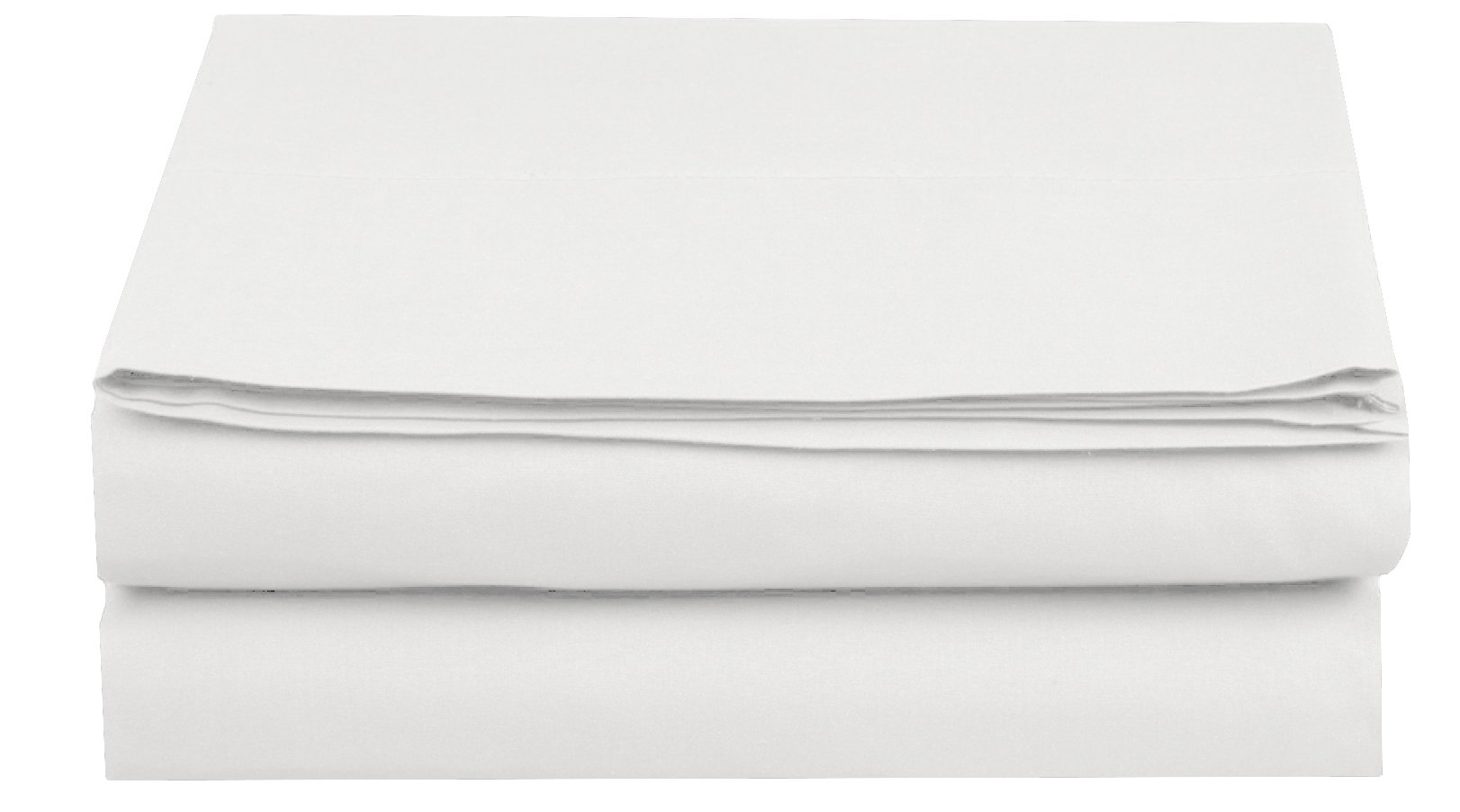Luxury Flat Sheet on Amazon Elegant Comfort Wrinkle-Free 1500 Premier Hotel Quality 1-Piece Flat Sheet, California King Size, White