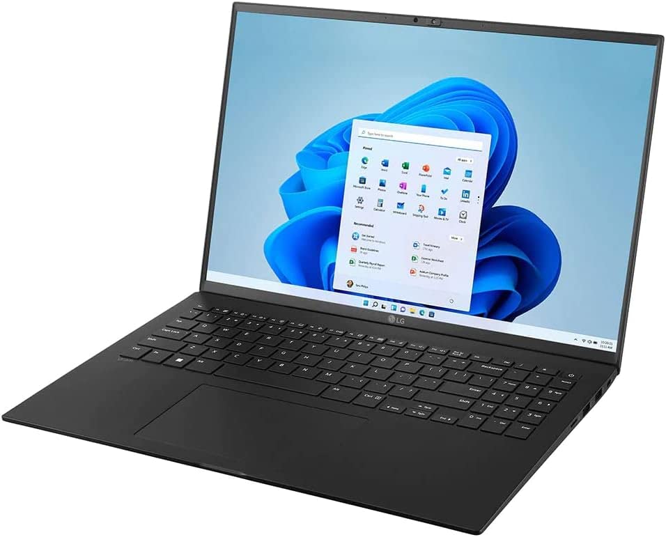 LG Lightweight Gram 16” (2560 x 1600) Laptop, Intel 12th Gen Core i7 1260P(12 cores) Evo™ Platform, Windows 11 Home, Black W/HDMI Cable (16GB RAM | 1 TB PCle SDD)