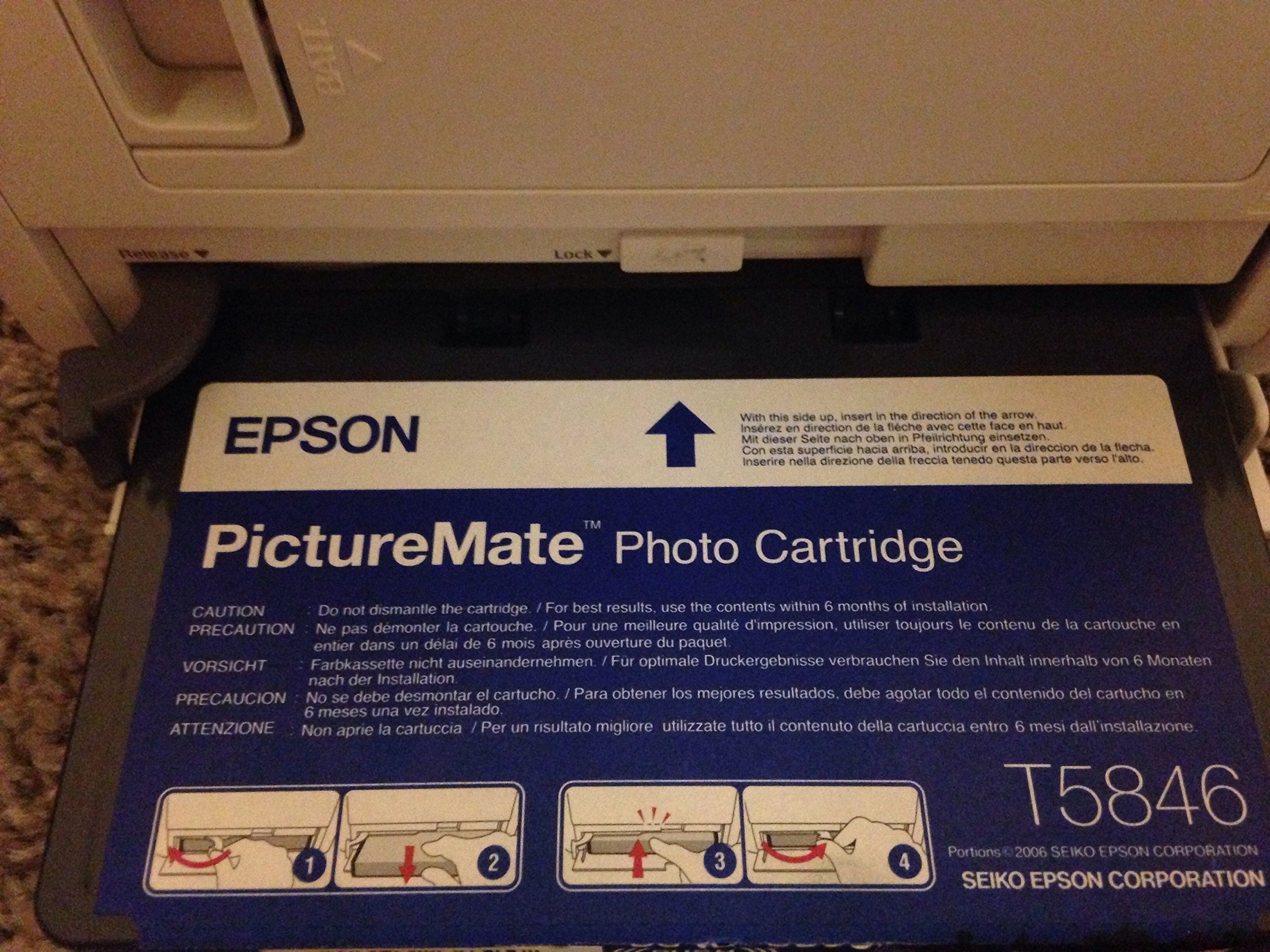 Epson PictureMate Dash PM260 Compact Photo Inkjet Printer (C11C694201) (Old Version)