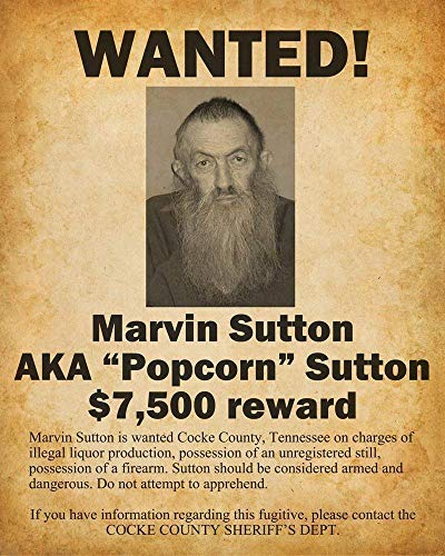 Bootleggers Wanted Posters Art Prints - Set of Four Photos (8x10) Unframed - Makes a Great Bar and Drinking Establishment Decor and Gift Under $20 for Home Brewers