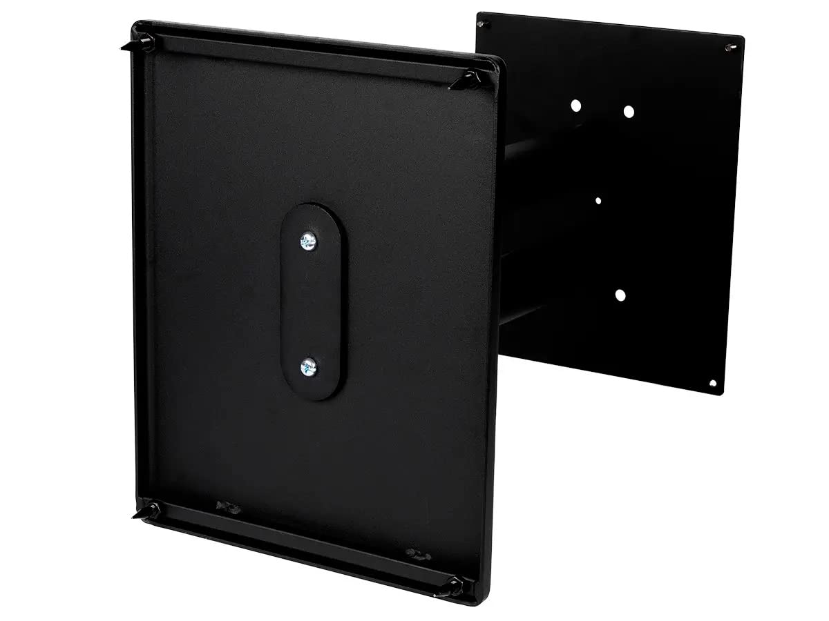 Monolith 28in Steel Speaker Stand - with Adjustable Top Plate, Hold Speakers Weighing Up to 75 Pounds, Scratch‑Resistant