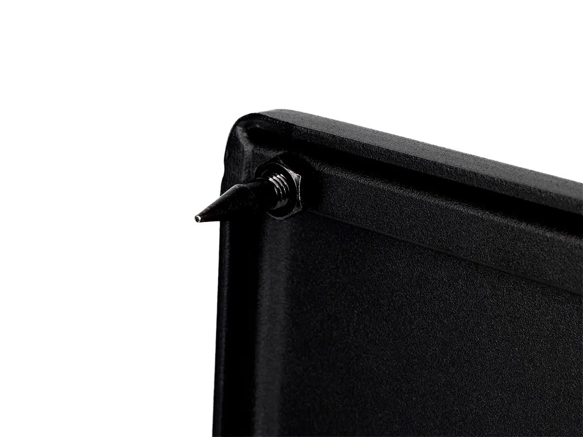 Monolith 28in Steel Speaker Stand - with Adjustable Top Plate, Hold Speakers Weighing Up to 75 Pounds, Scratch‑Resistant