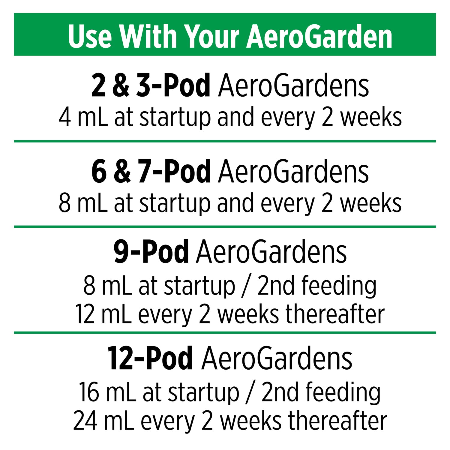 AeroGarden Liquid Nutrients (1 Liter)