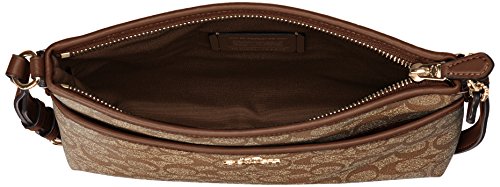 COACH(コーチ) Shoulder Bag, Khaki/Saddle