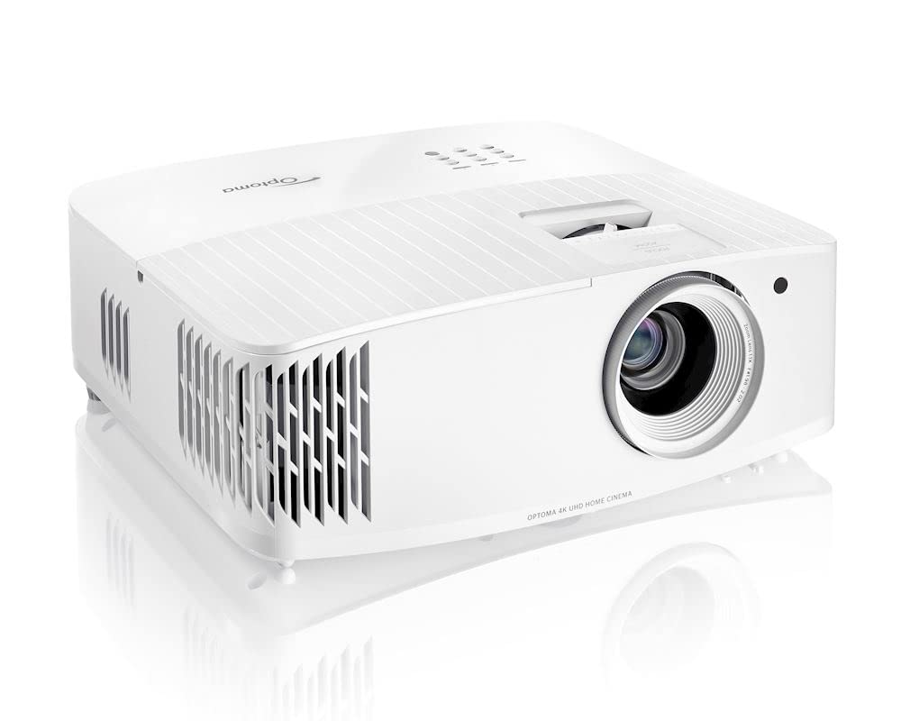 Optoma UHD38x Bright, True 4K UHD Gaming Projector | 4000 Lumens | 4.2ms Response Time at 1080p with Enhanced Gaming Mode | Lowest Input Lag on 4K Projector | 240Hz Refresh Rate | HDR10 & HLG