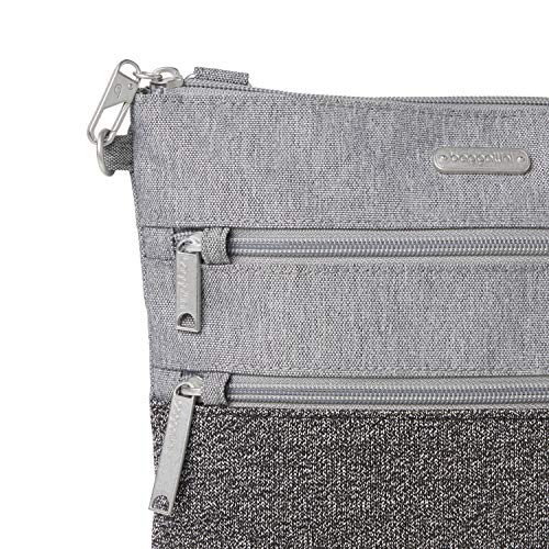Baggallini womens Securtex™ Anti-theft Large Bag Crossbody, Stone Antitheft, One Size US