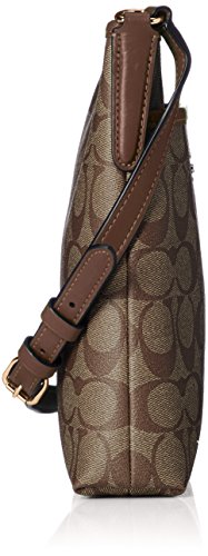 COACH(コーチ) Shoulder Bag, Khaki/Saddle