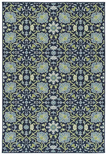 Kaleen Area Rug 3'6" x 5'6" Navy