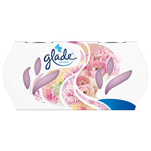 Glade Candle Jar, Air Freshener, Angel Whispers, 3.4 Ounce (Pack of 2)
