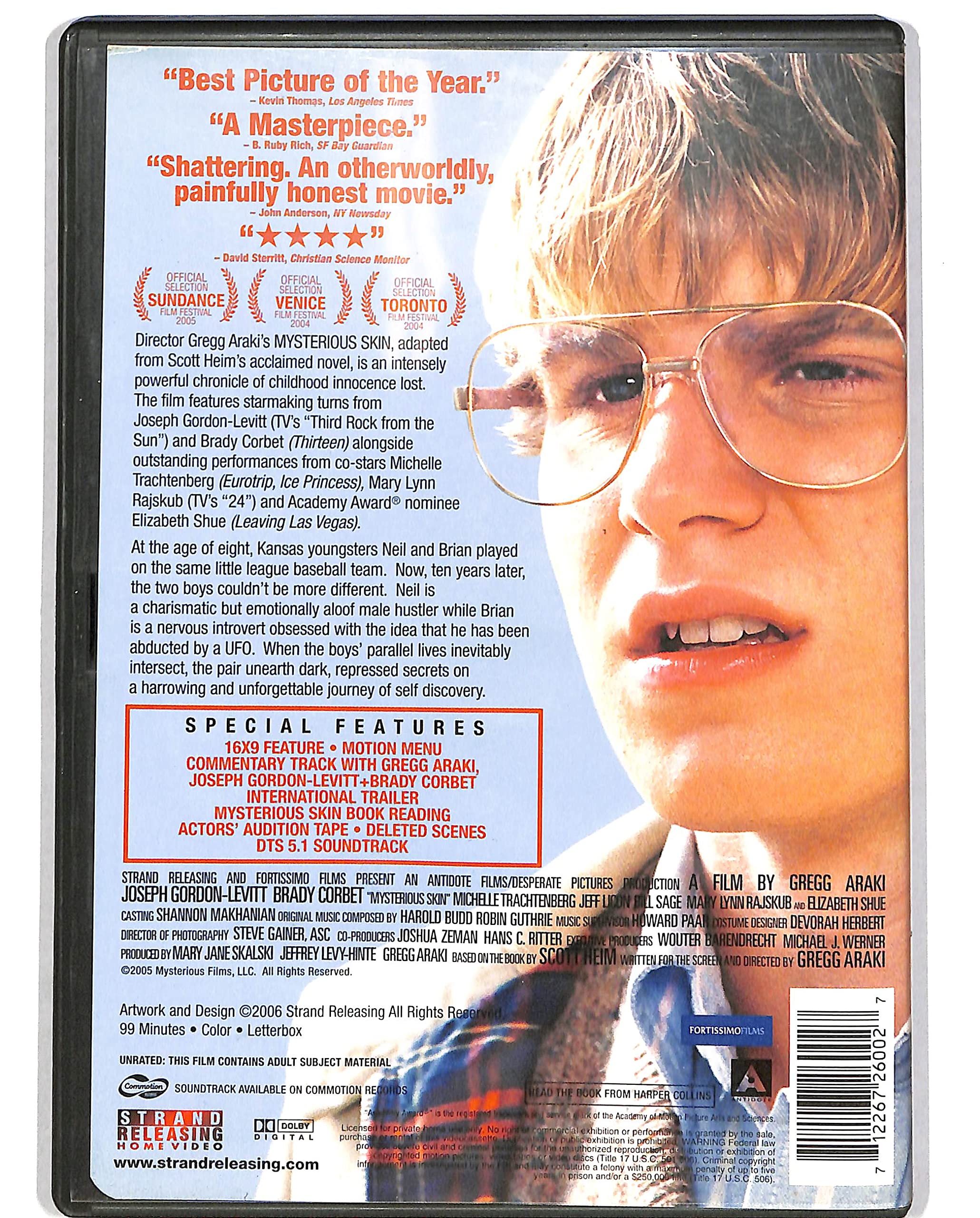Mysterious Skin (Deluxe Unrated Director's Edition)