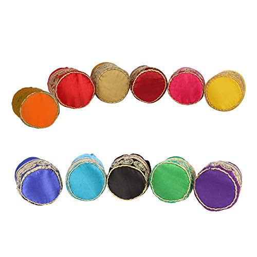 Indian Velvet Potli (Pack of 11 Potli Bag in assorted colors), Jwelery Pouch, Coins