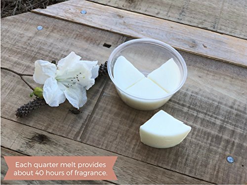 Scented Wax Melts Variety Pack - Hand Poured Natural Soy Candle Wax Melts for Warmers, 6 Resealable Cups (2.2 Ounces Each, 13.2 Ounces Total),Up to 40 Hours of Scent Throw Per Quarter Cup (Sweets)