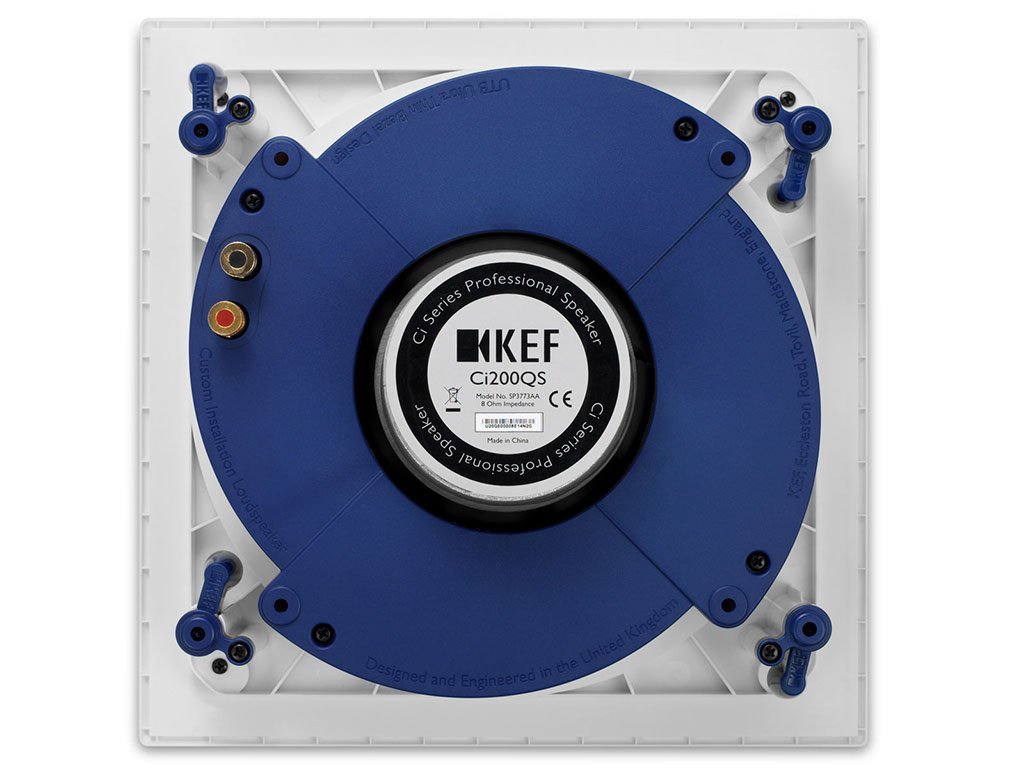 KEF CI200QS Square In-Wall/In-Ceiling Architectural Loudspeaker (Single)