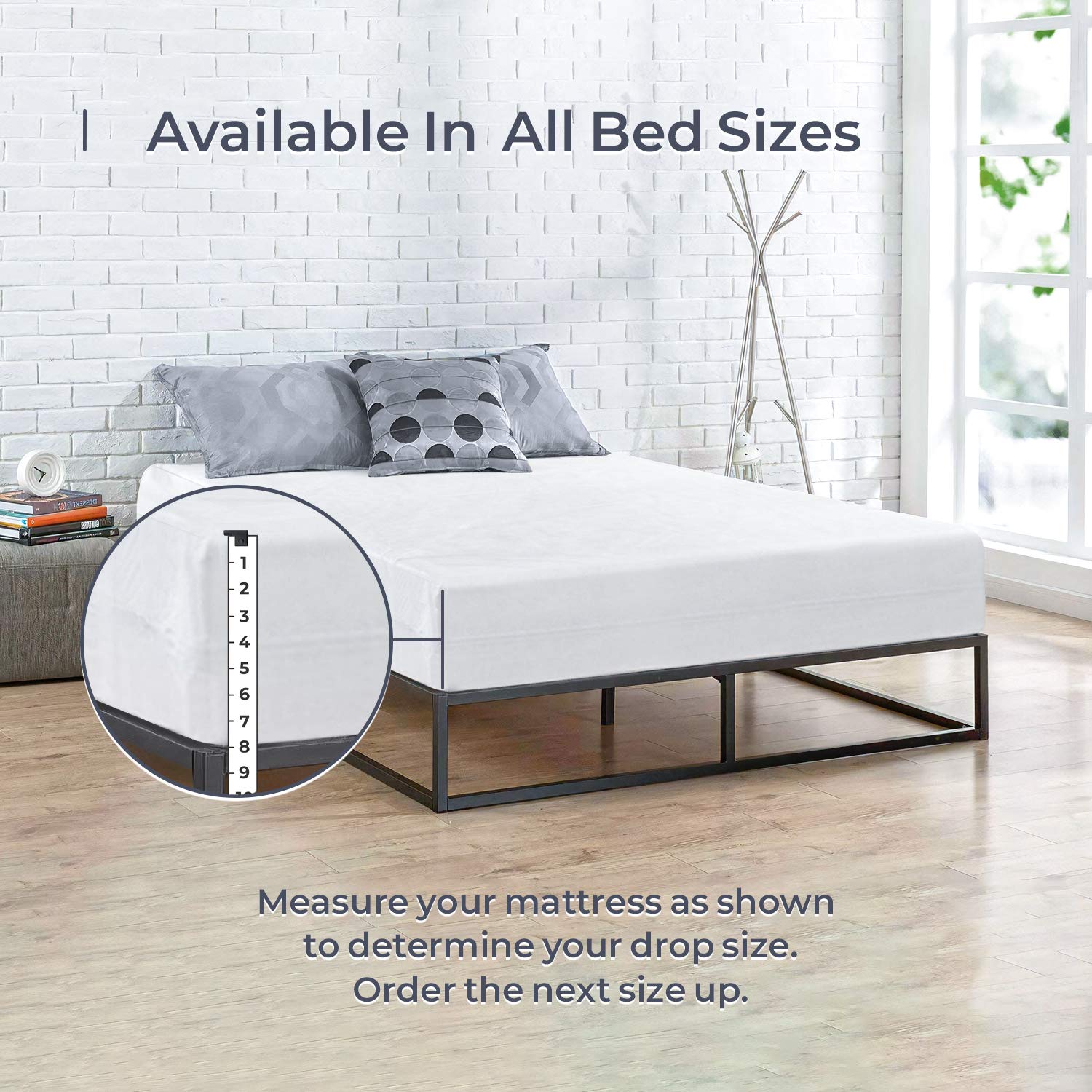 Plastic Mattress Protector Zippered Twin, Waterproof Vinyl Mattress Cover, Heavy Duty Noiseless Mattress Encasement by Blissford