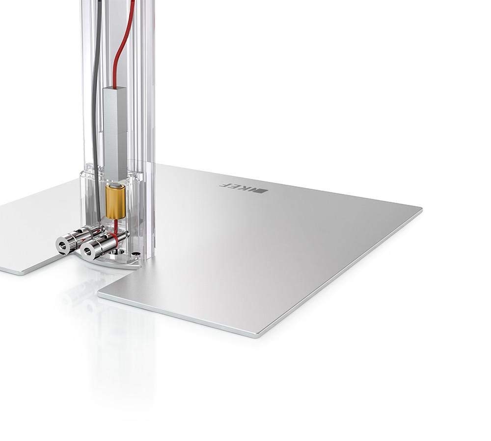 KEF TFLSTWH T-Series Floor Stand Pair Speaker - Silver