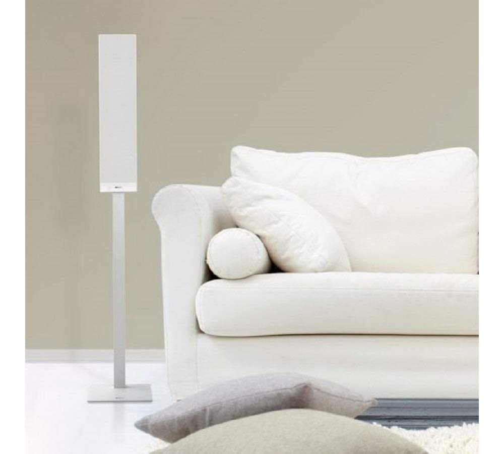 KEF TFLSTWH T-Series Floor Stand Pair Speaker - Silver