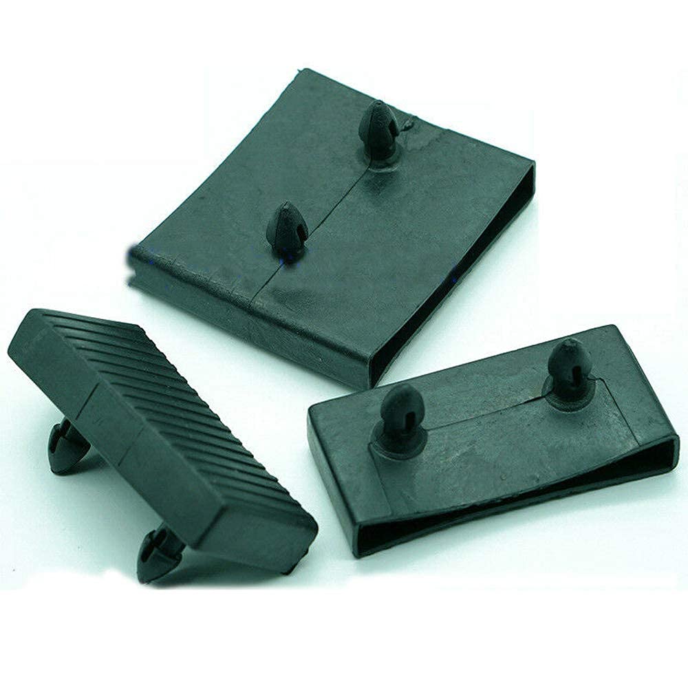 NANSHINE 20PCS 62.5-63.5mm Replacement Bed Slat Holders Kits Bundles Plastic End Caps Holders, Width 63mm x Height 9 mm (Inside Dimension)