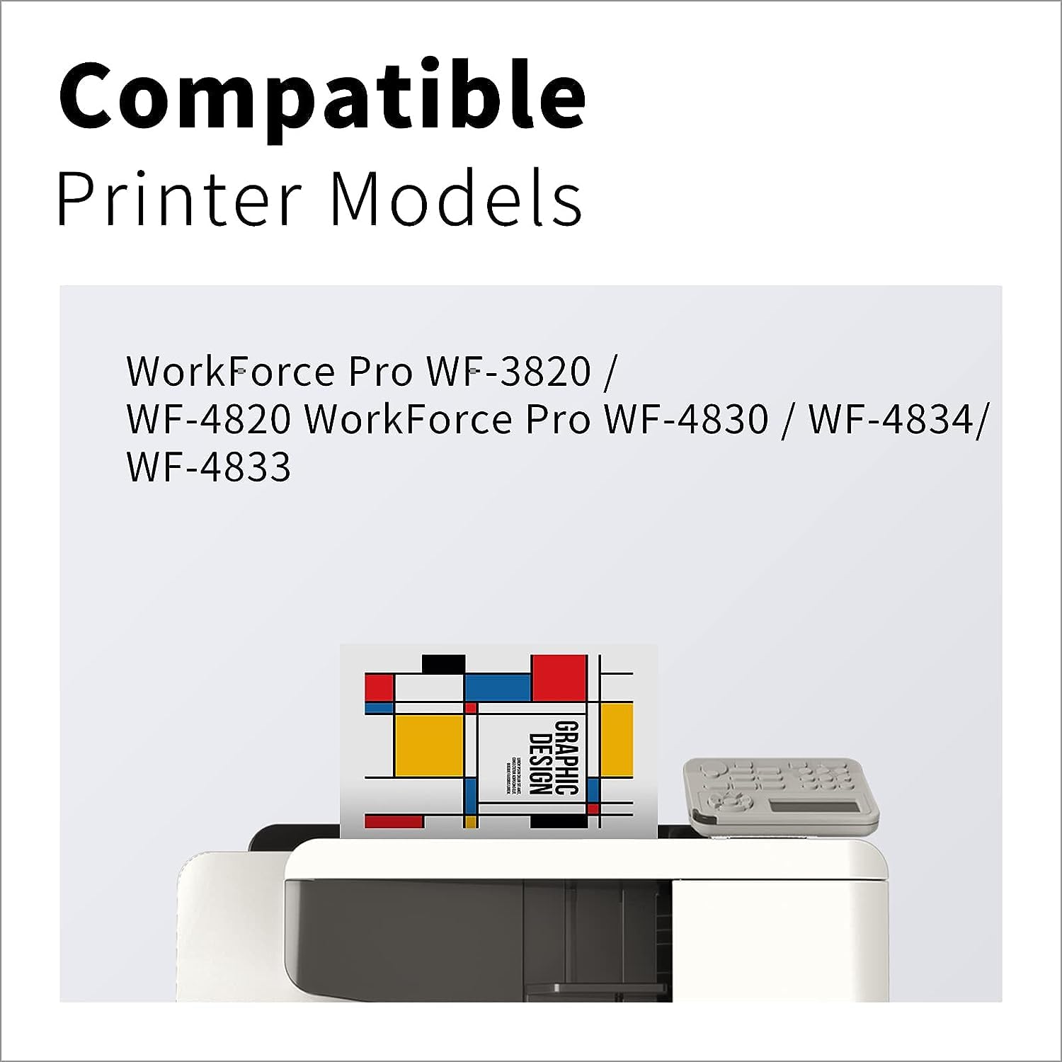 LEMERO UEXPECT Remanufactured Ink Cartridge Replacement for Epson 822XL T822XL 822 XL Combo Pack for Workforce Pro WF-3820 WF-4830 WF-4820 WF-4833 WF-4834 Printer (Black Cyan Magenta Yellow, 4-Pack)