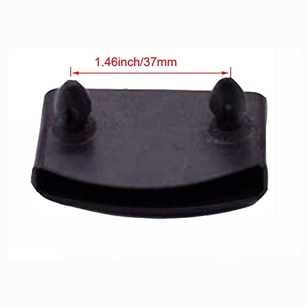 NANSHINE 20PCS 62.5-63.5mm Replacement Bed Slat Holders Kits Bundles Plastic End Caps Holders, Width 63mm x Height 9 mm (Inside Dimension)