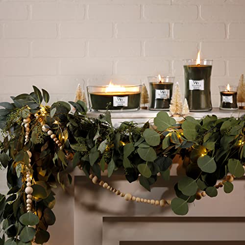 Woodwick Ellipse Scented Candle, Frasier Fir, 16oz | Up to 50 Hours Burn Time
