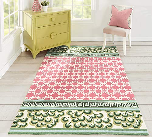 Madcap Cottage Under A Loggia 4 Area Rug, 3 ft 9 in x 5 ft 9 in, Pink