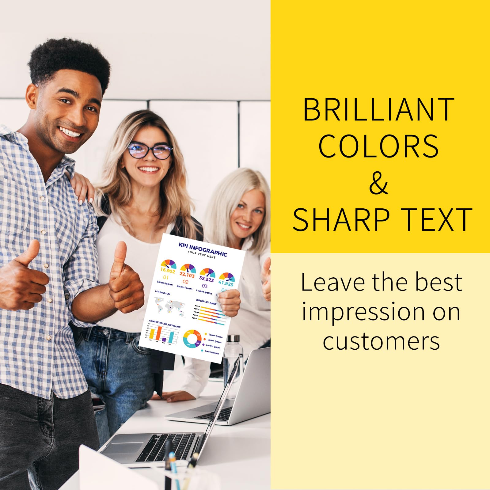 LEMERO UEXPECT Remanufactured Ink Cartridge Replacement for Epson 822XL T822XL 822 XL Combo Pack for Workforce Pro WF-3820 WF-4830 WF-4820 WF-4833 WF-4834 Printer (Black Cyan Magenta Yellow, 4-Pack)
