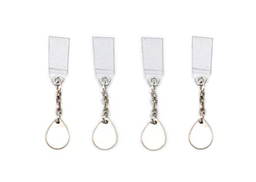 Charmed It Credit Card Tabs (4 Pack) | Silver Credit Card Pull Tab | Credit Card Puller for Long Nails | Metal Credit Card Grabber for Long Nails | Card Clip Long Nails | Credit Card Tab