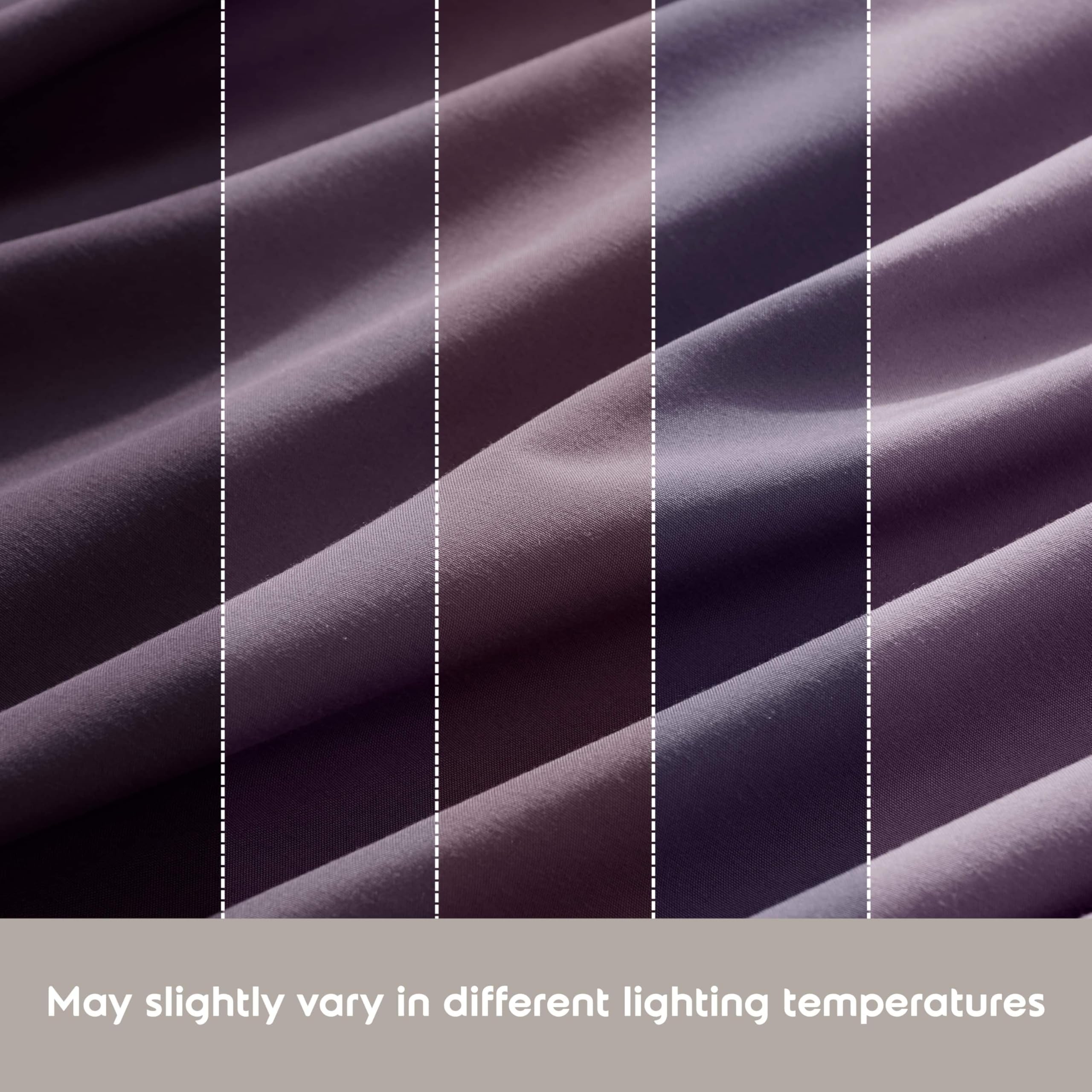 Nestl RV Short Queen Sheet Set - 4 Piece Bed Sheets for Short Queen Size Bed, Deep Pocket, Hotel Luxury, Extra Soft, Breathable and Cooling, Purple