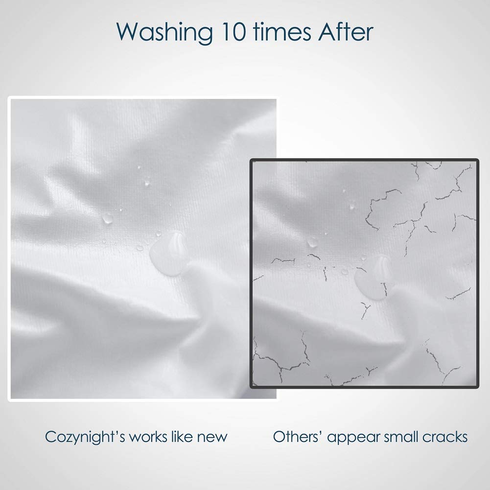 Cozynight Full Size 100% Waterproof Mattress Protector, Breathable, Noiseless, Mattress Cover, Fitted 10"-18" Deep Pocket Bed Cover