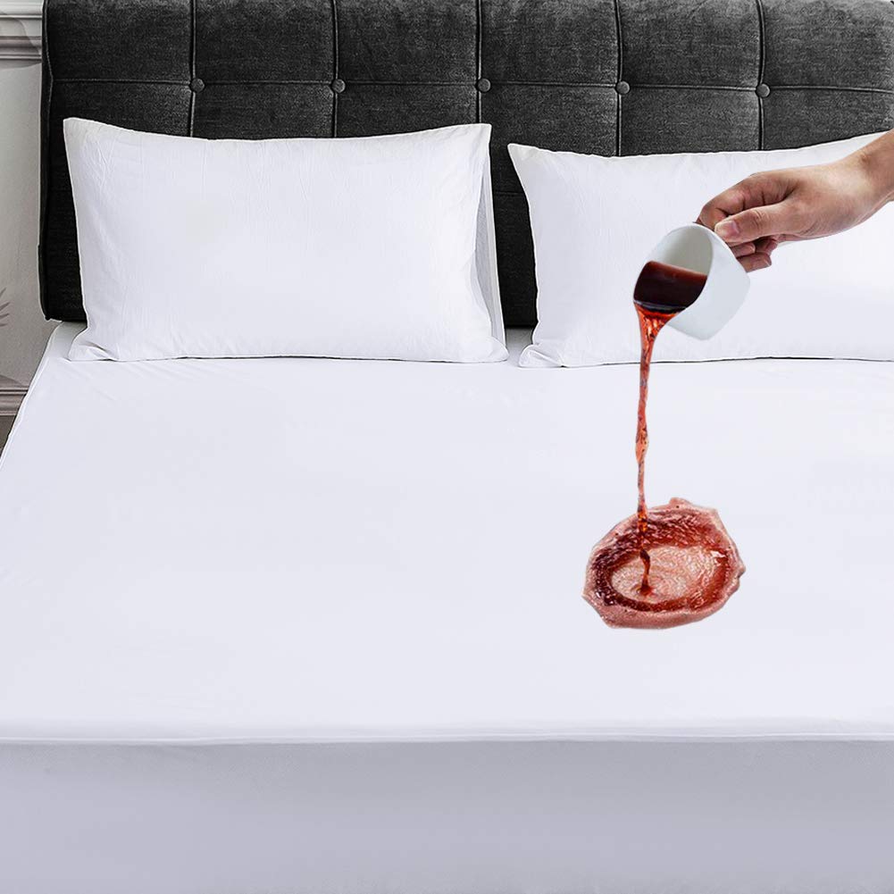 Cozynight Full Size 100% Waterproof Mattress Protector, Breathable, Noiseless, Mattress Cover, Fitted 10"-18" Deep Pocket Bed Cover