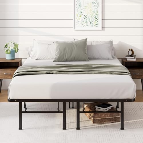 ZINUS SmartBase Heavy Duty Mattress Foundation, 14 Inch Metal Platform Bed Frame, No Box Spring Needed, Sturdy Steel Frame, Underbed Storage, Full