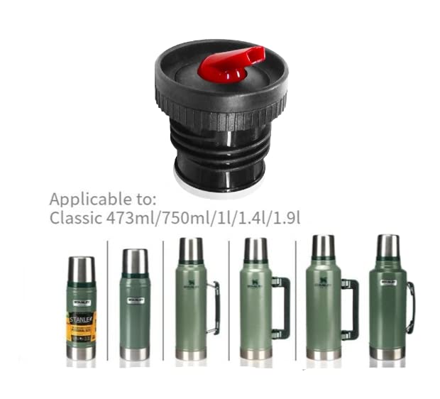 Stanley Thermos Stopper Pico de Mate Replacement Part Classic Vacuum Insulated Wide Mouth Bottle (1.1QT, 2QT)