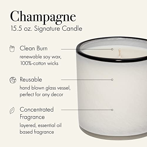LAFCO New York Signature Scented Candle (Champagne, Penthouse - 15.5 oz)
