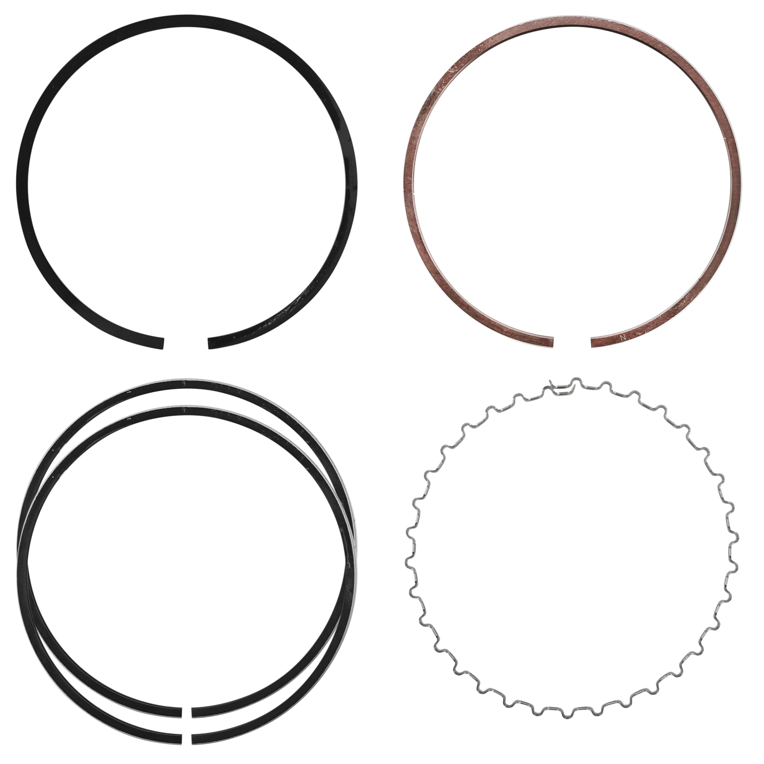 Caltric Piston Ring compatible with Kawasaki Lakota 300 Kef300A Kef 300A Kef 300 A 1995-2000
