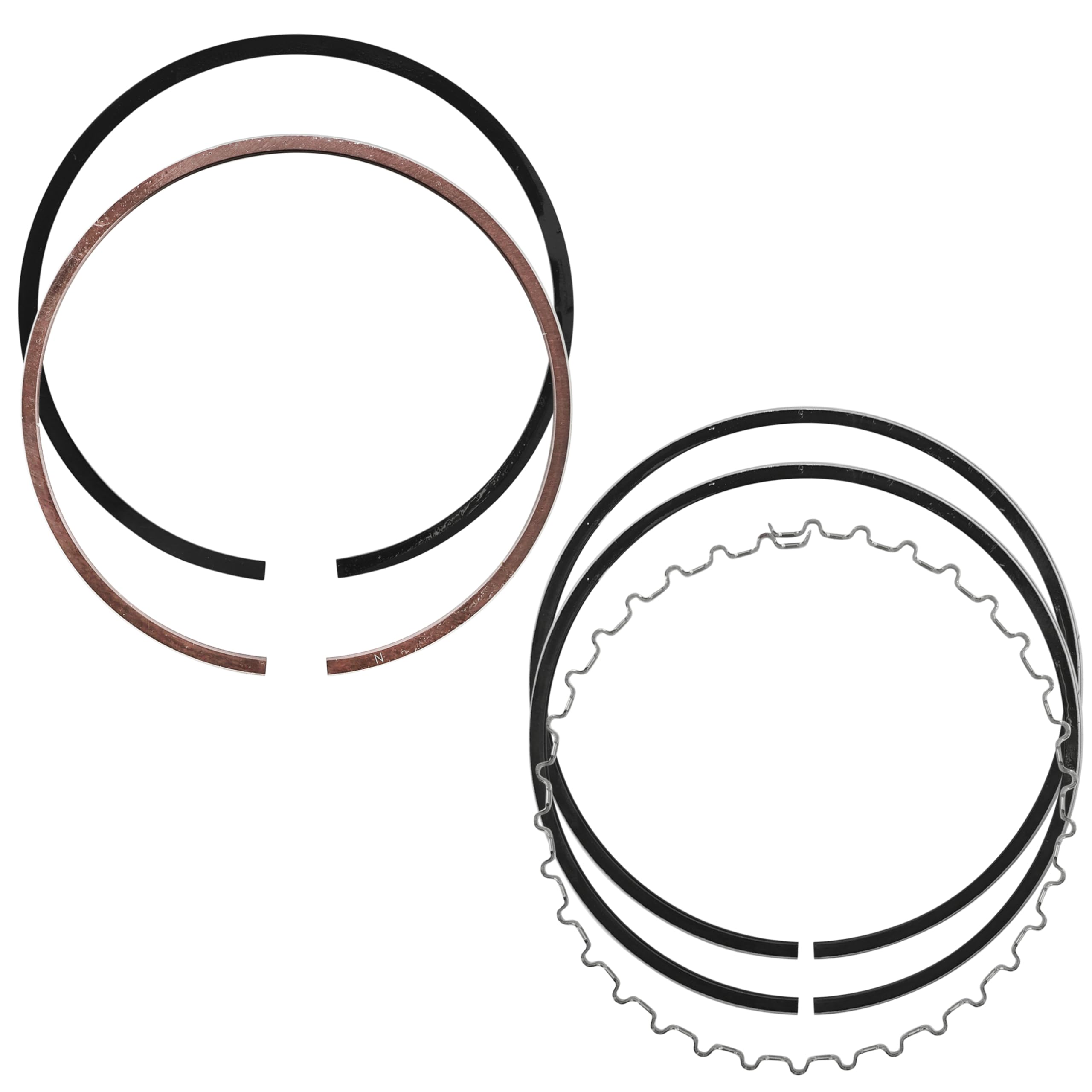 Caltric Piston Ring compatible with Kawasaki Lakota 300 Kef300A Kef 300A Kef 300 A 1995-2000
