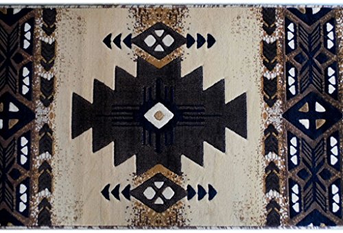 Concord Global Trading South West Native American Long Runner Area Rug Design C318 Berber (32 Inch X 15 Feet 6 Inch)