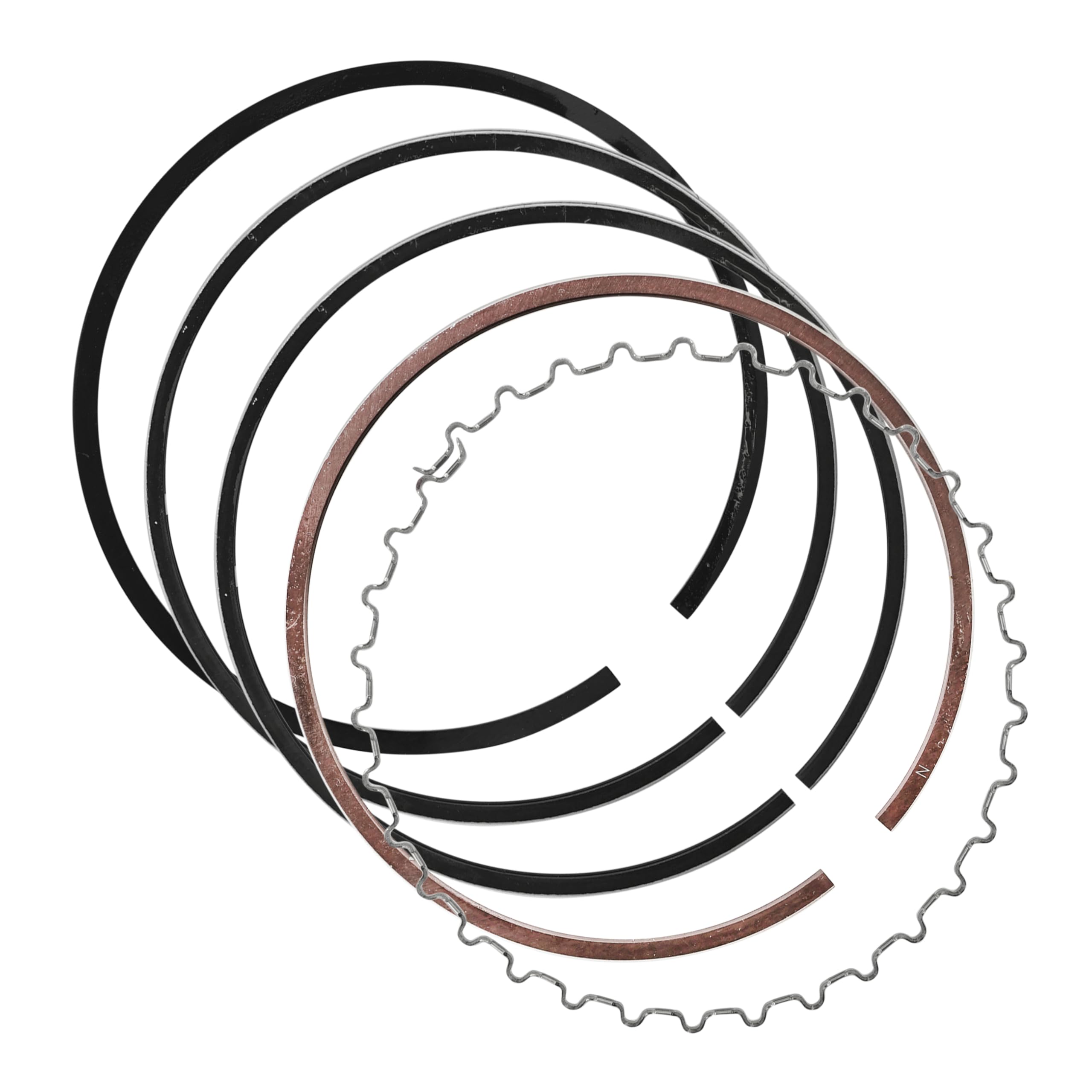 Caltric Piston Ring compatible with Kawasaki Lakota 300 Kef300A Kef 300A Kef 300 A 1995-2000