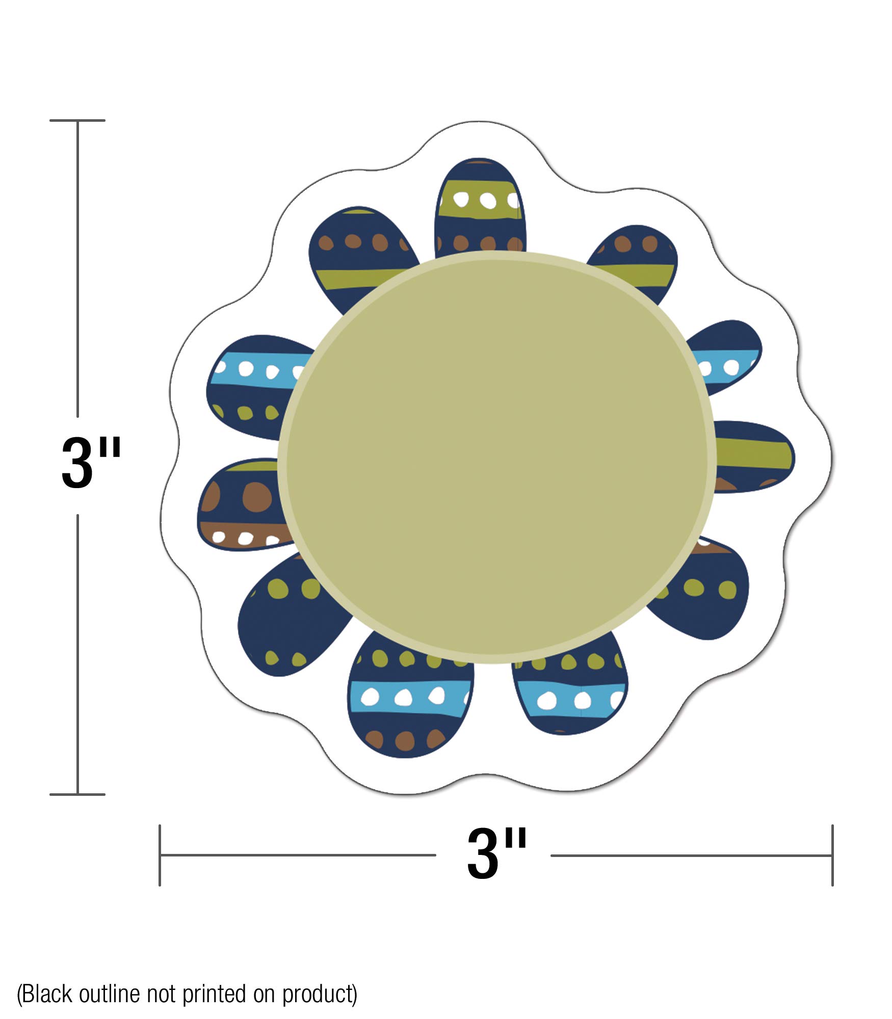 Carson Dellosa | You-Nique Flowers Mini Cut-Outs | 3-inch x 3-inch, 35pcs