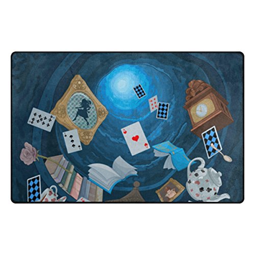 ALAZA Rabbit Hole Kids Carpet Playmat Rug 60x39 Inches for Living Room Bedroom Kids Room