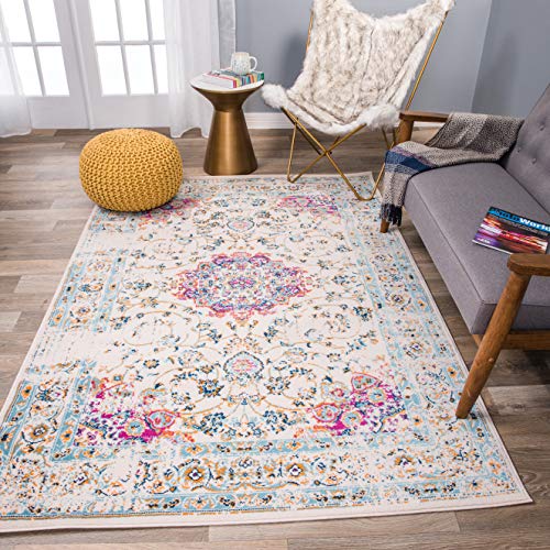 Rugshop Traditional Persian Area Rug 7'10" x 10' Pink